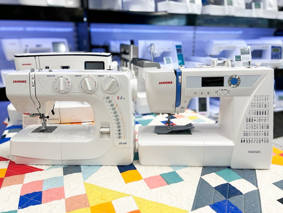 Compare Computerised and Mechanical Sewing Machines