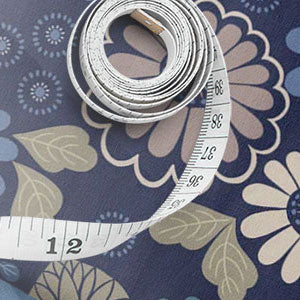 Blue Pattern Fabric | Blue Fabrics | The Sewing Studio