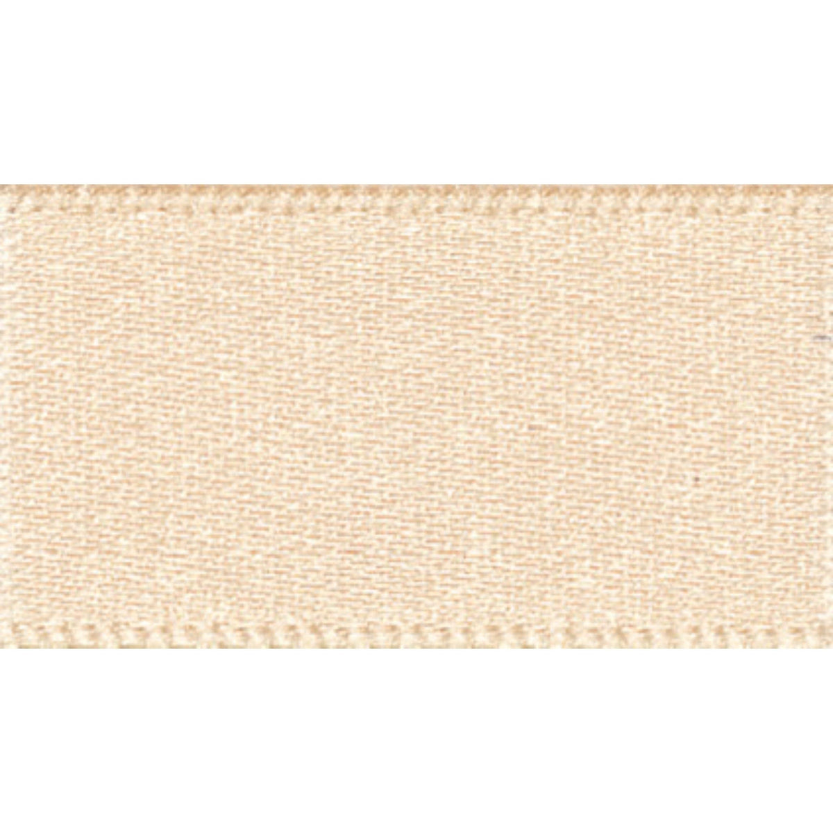 Buy Double Faced Satin Ribbon Cream: 10mm wide. Price per metre.