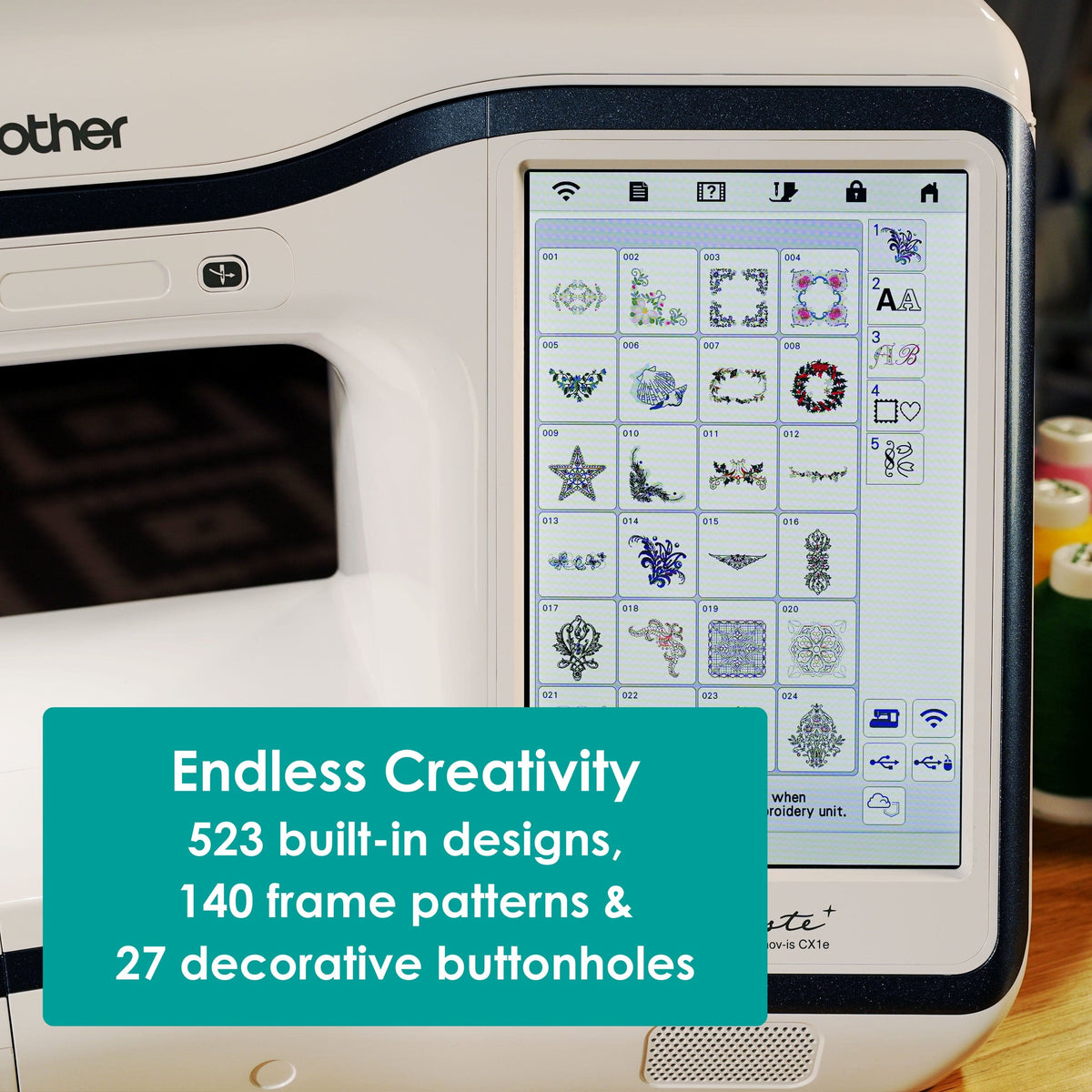 Brother Celeste CX1e Embroidery Machine | The Sewing Studio