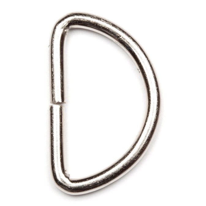 D Rings 25mm Nickel 4 Pieces