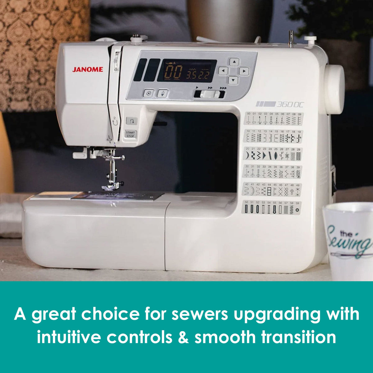 Janome 360DC | 60 Computerised Stitches | The Sewing Studio