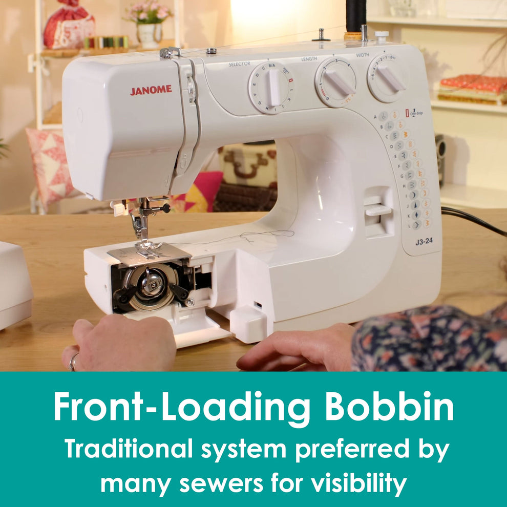 Janome J3-24 Sewing Machine | 25 Built-in Stitches | The Sewing Studio