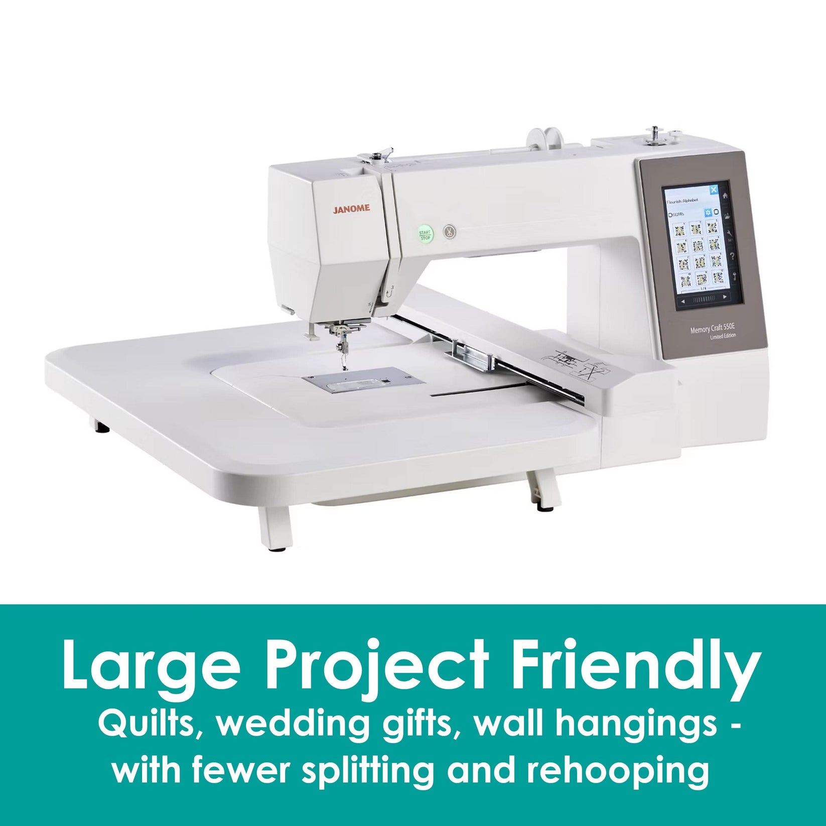 Janome Memory Craft 550E LE Embroidery Machine | Buy & Read Reviews