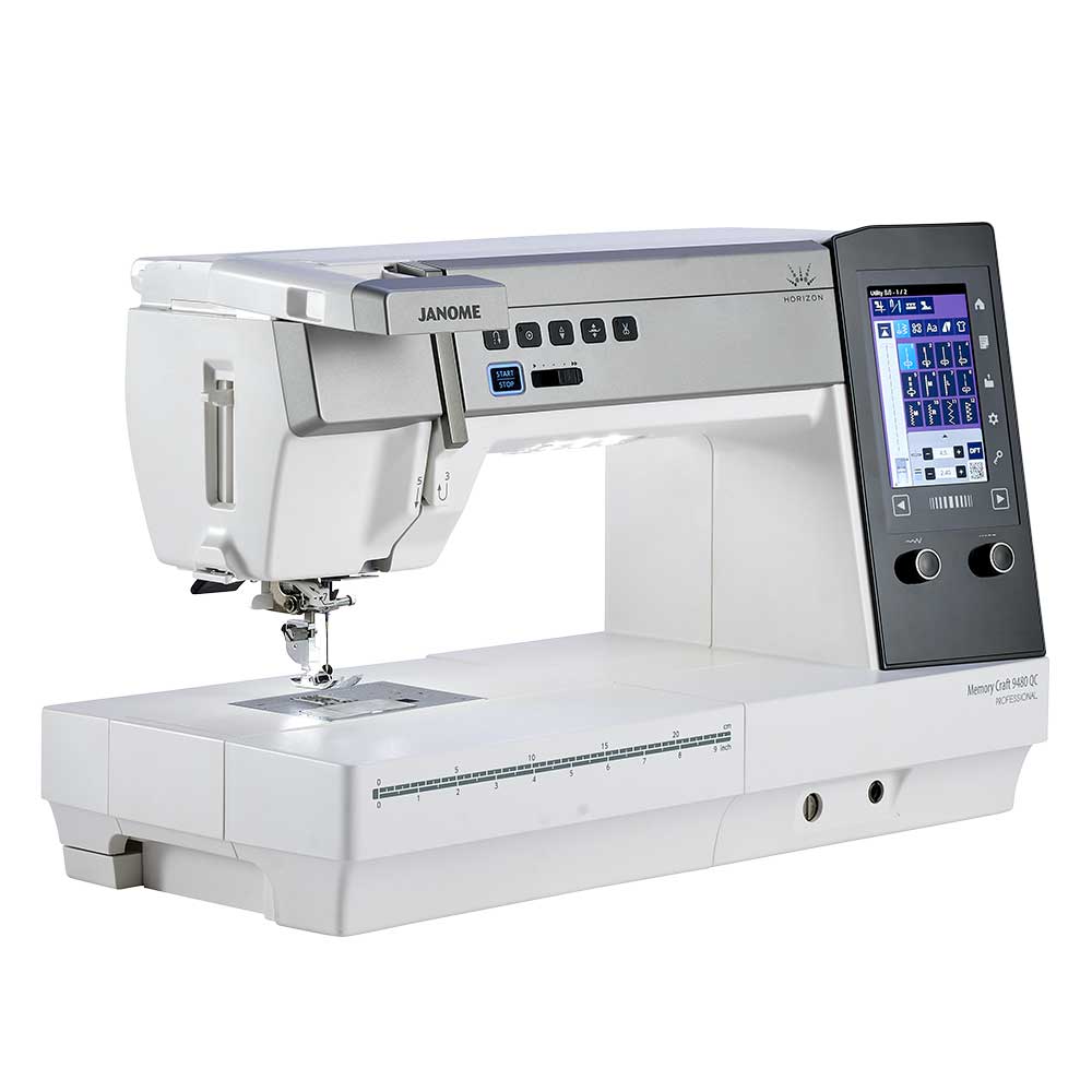 Janome Memory Craft 9480QCP Sewing Machine + FREE Ruler work Set
