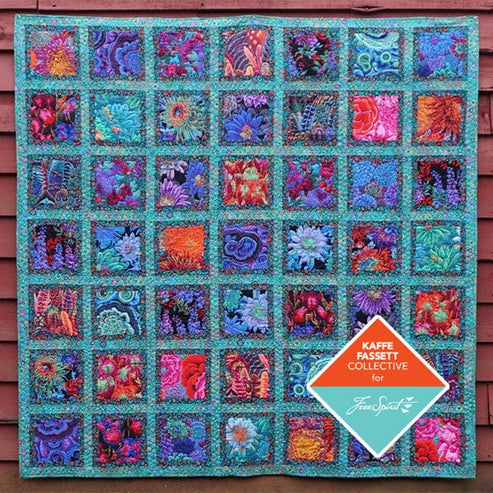 Free Pattern: Jewel Frame Quilt: Green