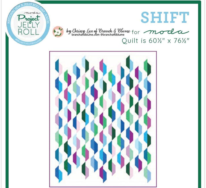 Free Pattern: Moda Sew a Jelly Roll Project SHIFT