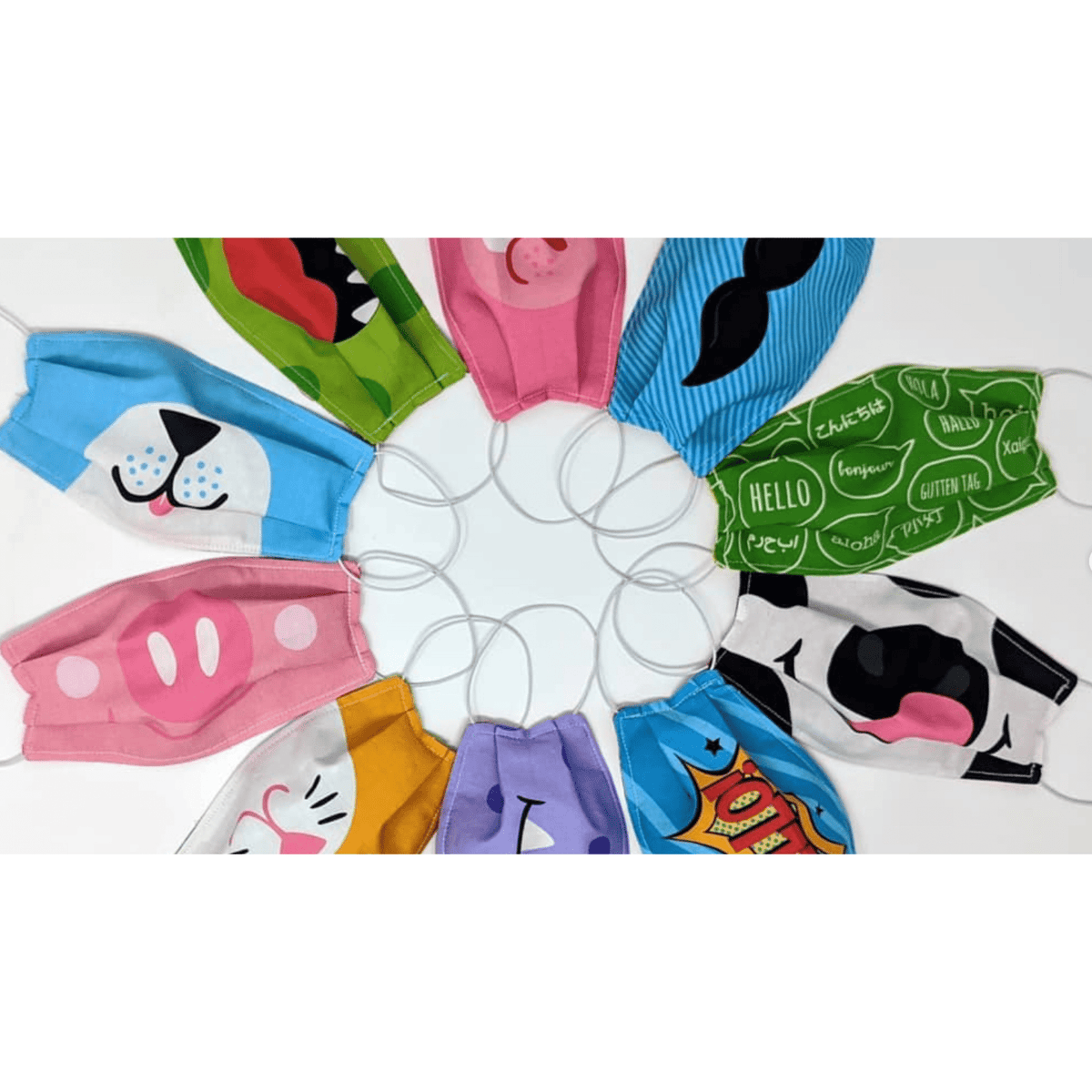 Moda Safety First Mask Panel: Perfect for Photo Booth Props And Patches ...