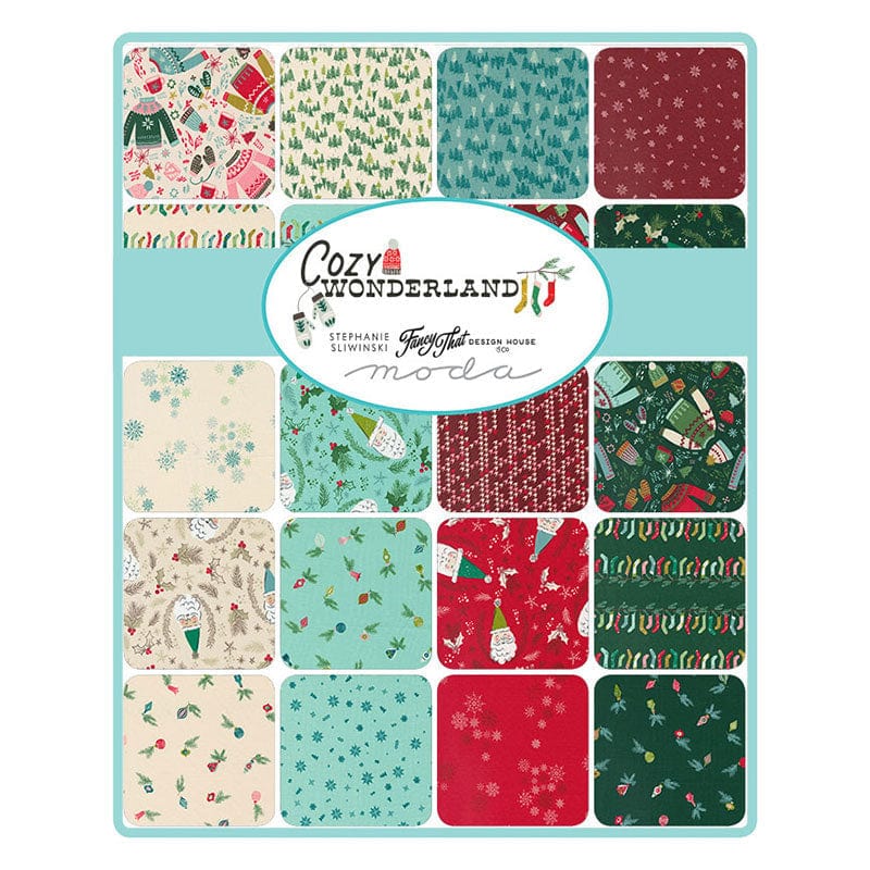 Moda Cozy Wonderland Jelly Roll 45590JR | Fabric Pre Cuts