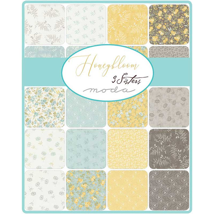 Moda Honeybloom Mini Charm 44340MC | Fabric Pre Cuts