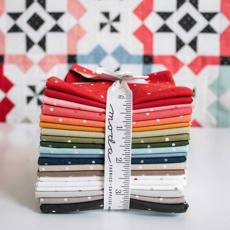Moda Magic Dot Layer Cake 5230LC | Fabric Pre Cuts