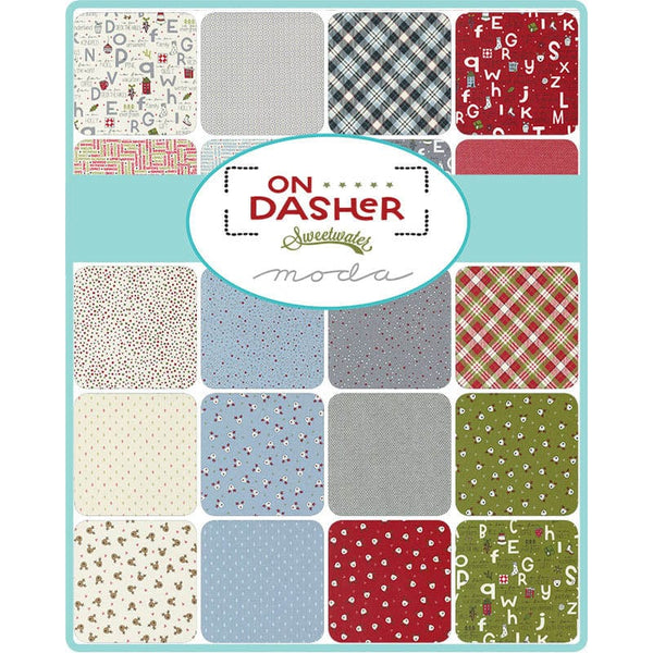 Moda On Dasher Mini Charm 55660MC | Fabric Pre Cuts