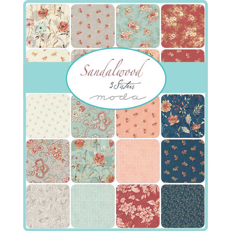 Moda Sandalwood Layer Cake 44380LC | Fabric Pre Cuts