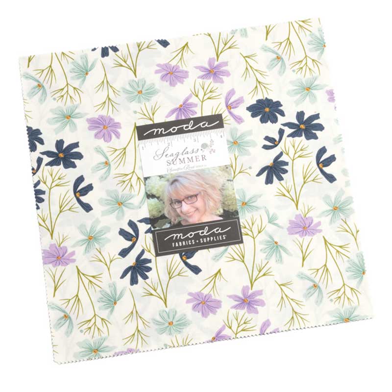 Moda Seaglass Summer Layer Cake 43180LC | Fabric Pre Cuts