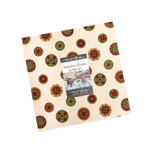 Moda Twelve Days Layer Cake 6950LC | Fabric Pre Cuts