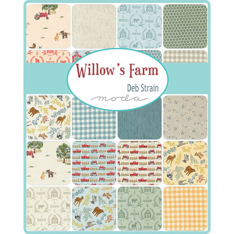 Moda Willows Farm Fat Quarter Pack 28 Piece 56100AB | Fabric Pre Cuts