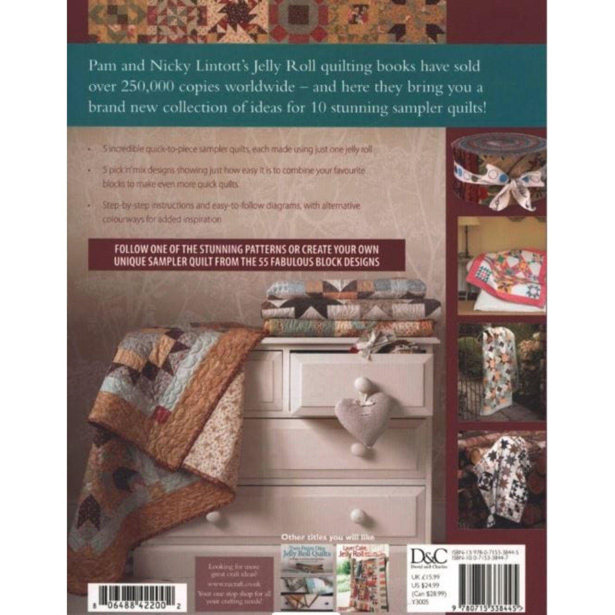 Jelly Roll Sampler Quilts By Pam And Nicky Lintott