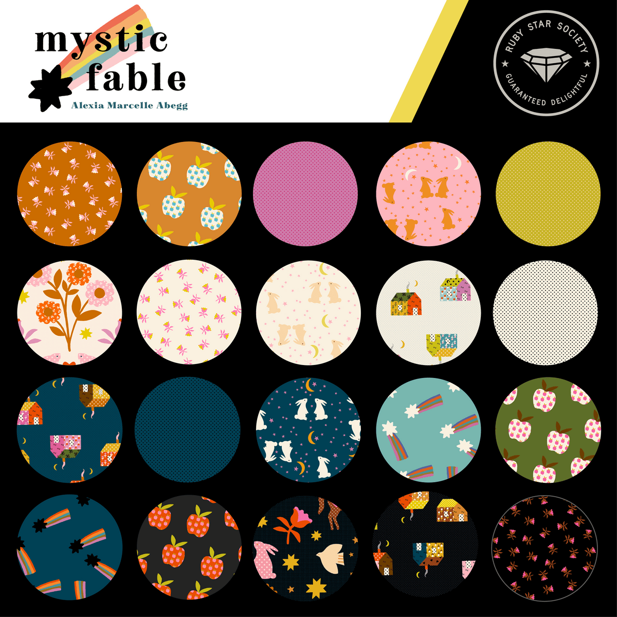 Ruby Star Society Mystic Fable Fat Quarter Bundle 23 Pieces
