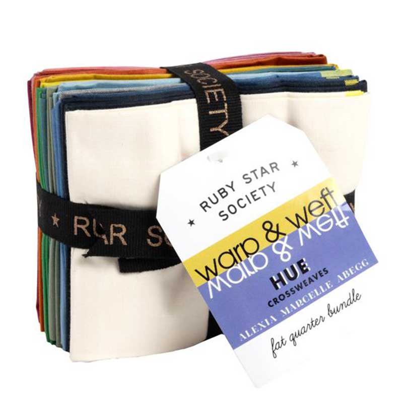 Ruby Star Warp And Weft Hue Fat Quarter Pack 20 Piece RS4108FQ | Fabric Pre Cuts