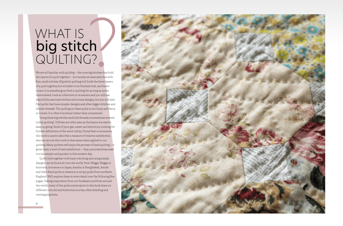 Big Stitch Quilting Book