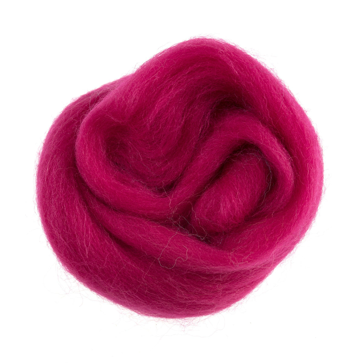 Buy Natural Wool Roving, Bright Pink, 10g Packet