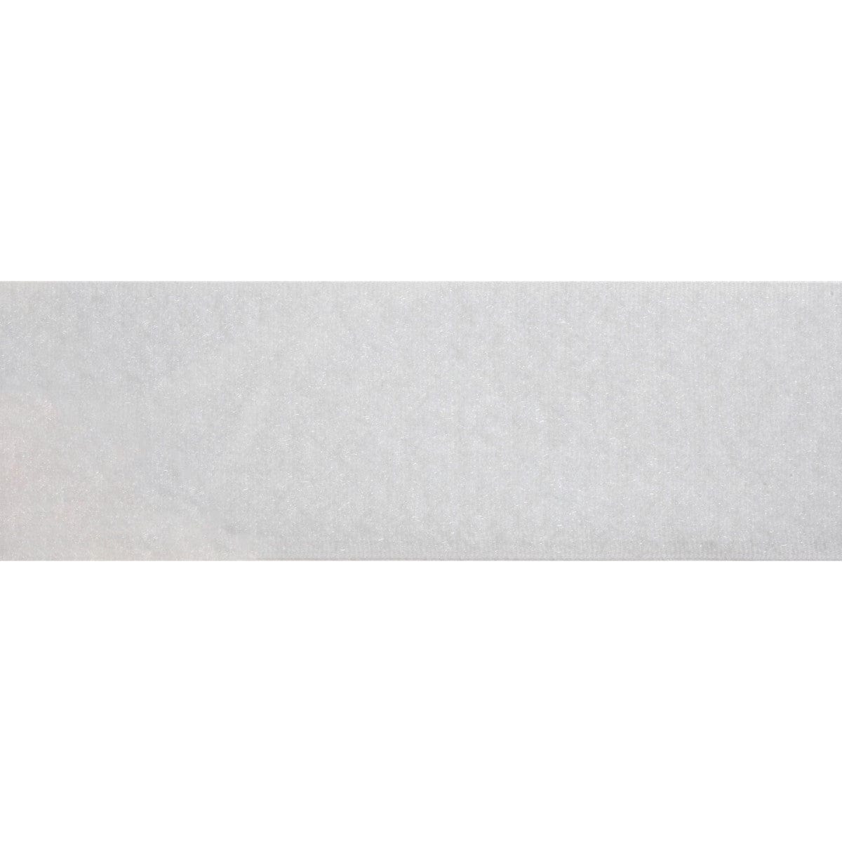 Velcro (Sew On): 50mm wide: White: Loop side only