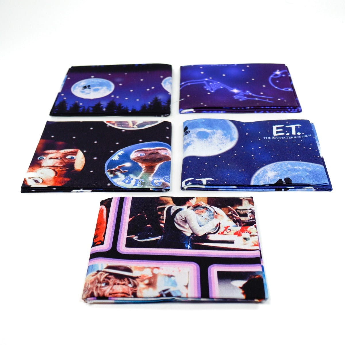 Universal Studios E.T. Fat Quarter Pack | Fabric Pre Cuts