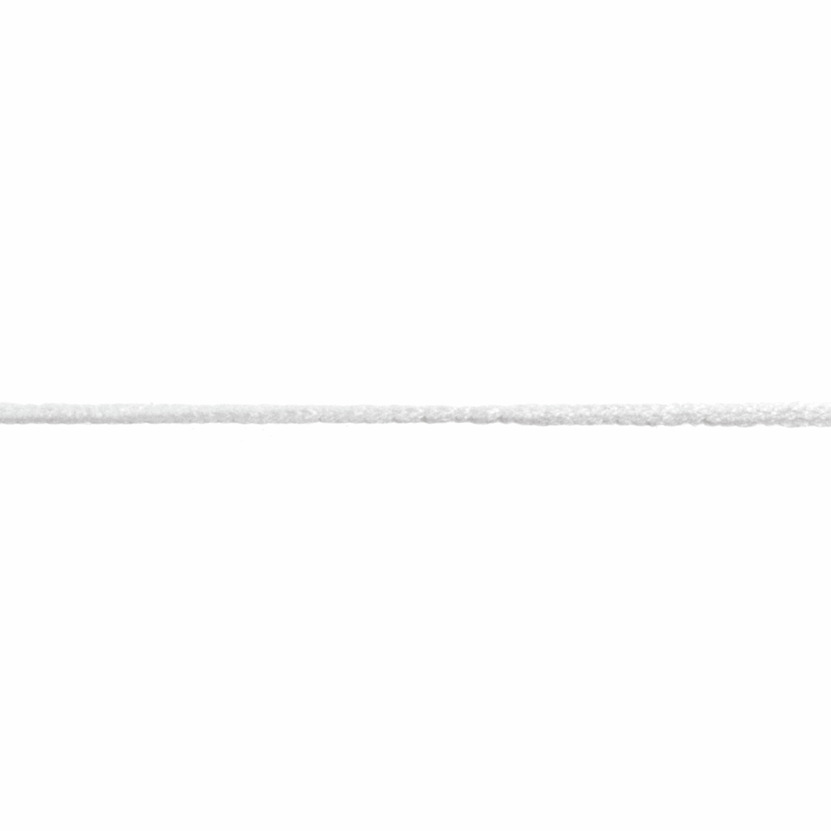 Buy Face Mask Fuzzy Elastic White 2mm Wide (Per Metre)