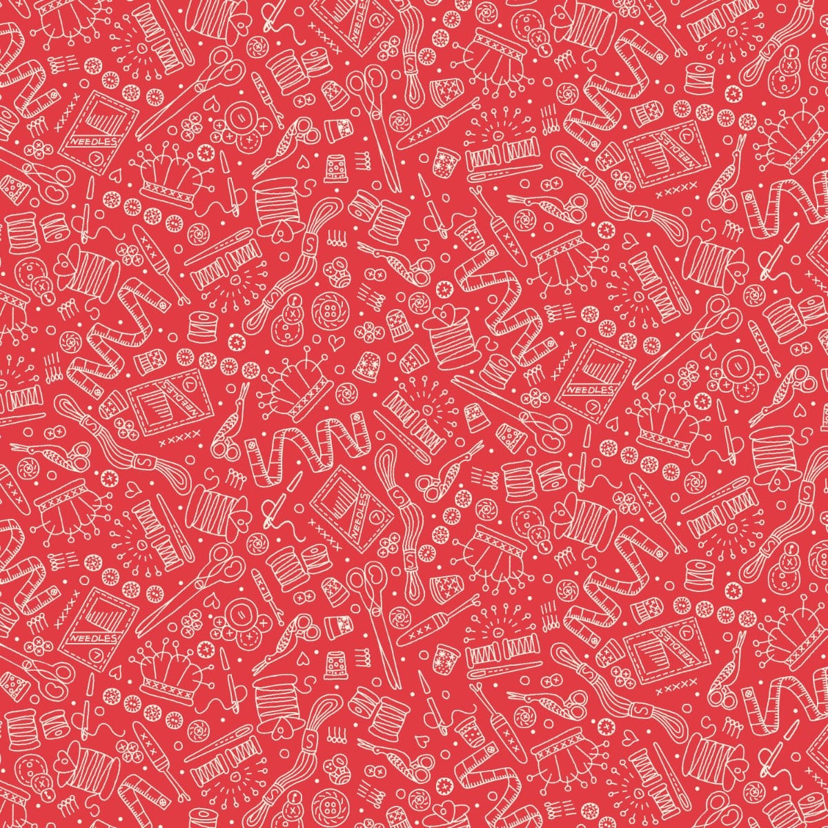 Henry Glass Say It With A Stitch | Fabric