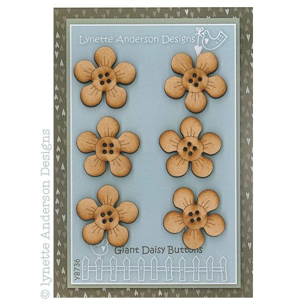 Lynette Anderson Designs Giant Daisy Buttons