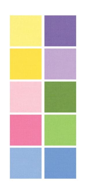 Moda Fabric Bella Solids Layer Cake 30s Colour Theme | Fabric Pre Cuts