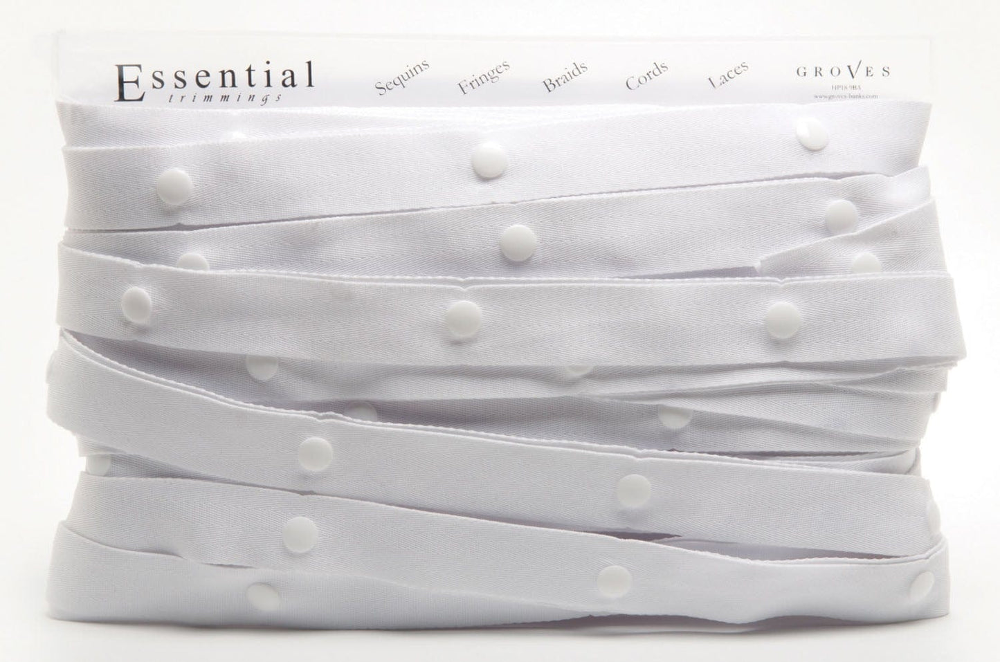 White Snap Tape 25mm – The Sewing Studio